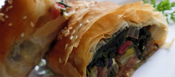 Silverbeet Filo Roll - The Diggers Club