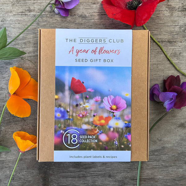 A Year Of Flowers - Seed Box - The Diggers Club