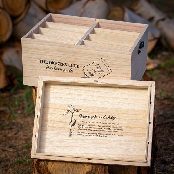 Diggers Wooden Seed Box - The Diggers Club