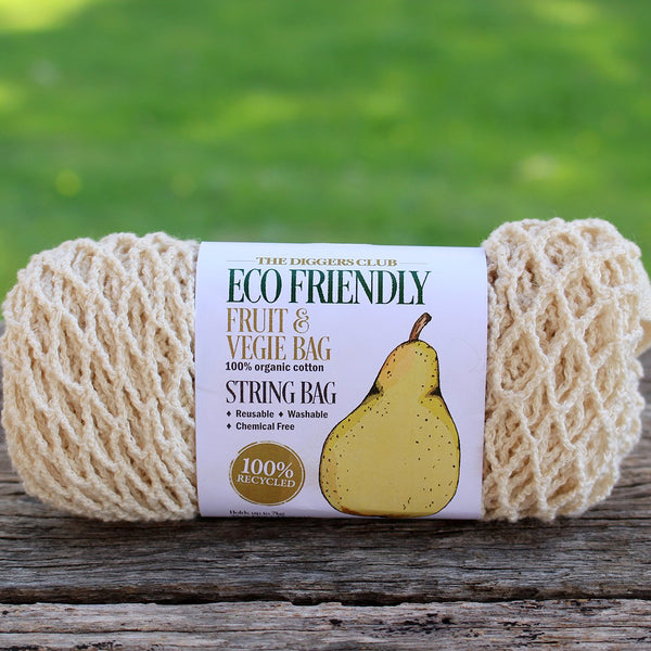 Organic Cotton String Bag - The Diggers Club